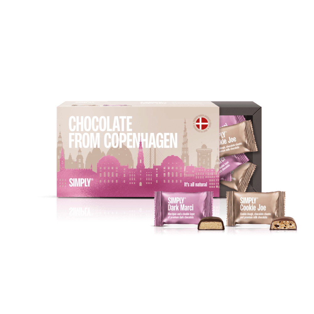 Copenhagen Chocolate - Gift box with 18 pcs. Bites